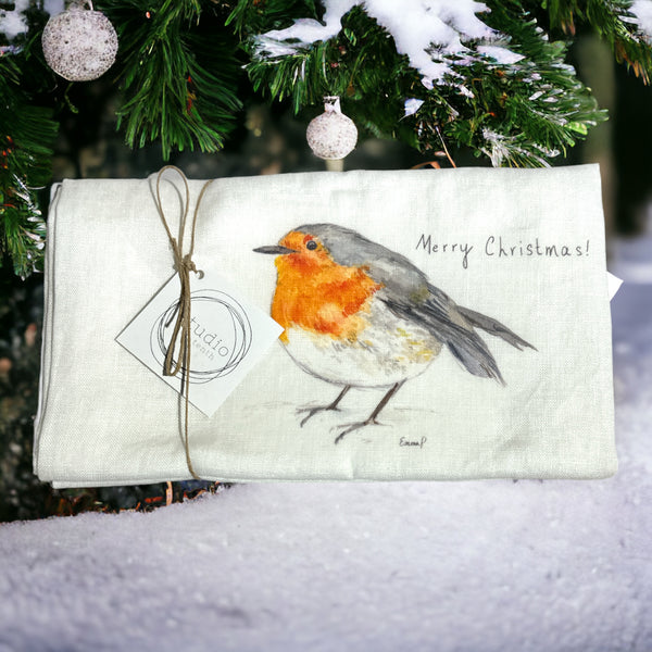 Holiday Tea Towels by Emma Pyle